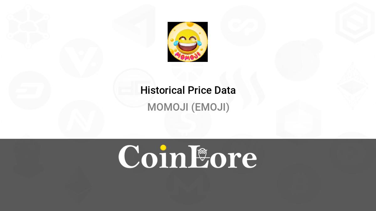 MOMOJI (EMOJI) Historical Prices | CoinLore