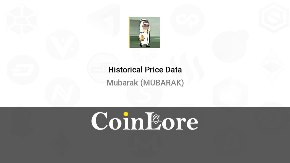 Mubarak (MUBARAK) Historical Prices | CoinLore