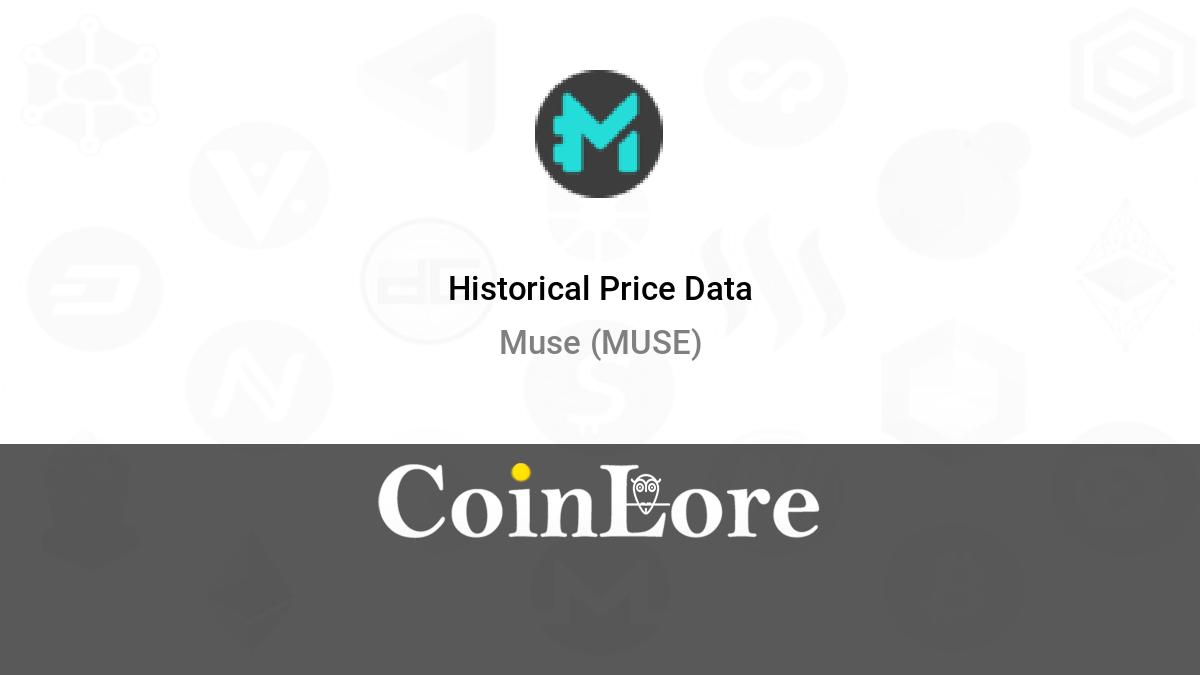 Muse (MUSE) Historical Prices | CoinLore