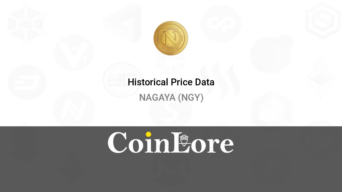 NAGAYA (NGY) Historical Prices | CoinLore