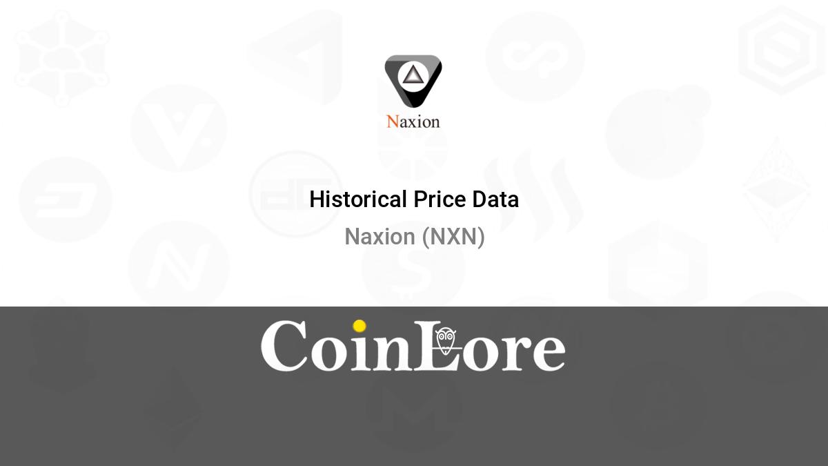 Naxion (NXN) Historical Prices | CoinLore