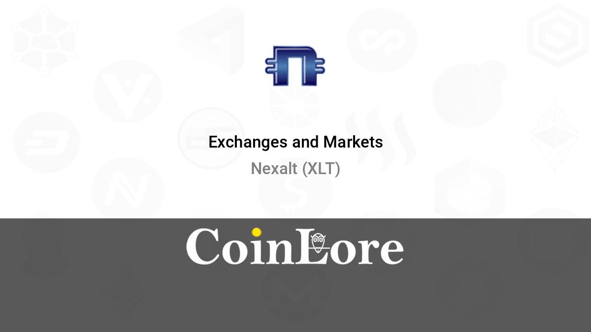 Nexalt (XLT) Exchanges - Where to Buy,Sell,Trade | CoinLore