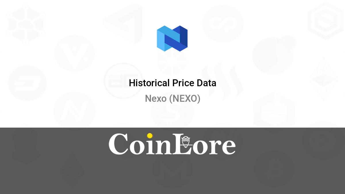 ネクソ (NEXO) 価格推移、過去 最高 値、年次チャート | CoinLore
