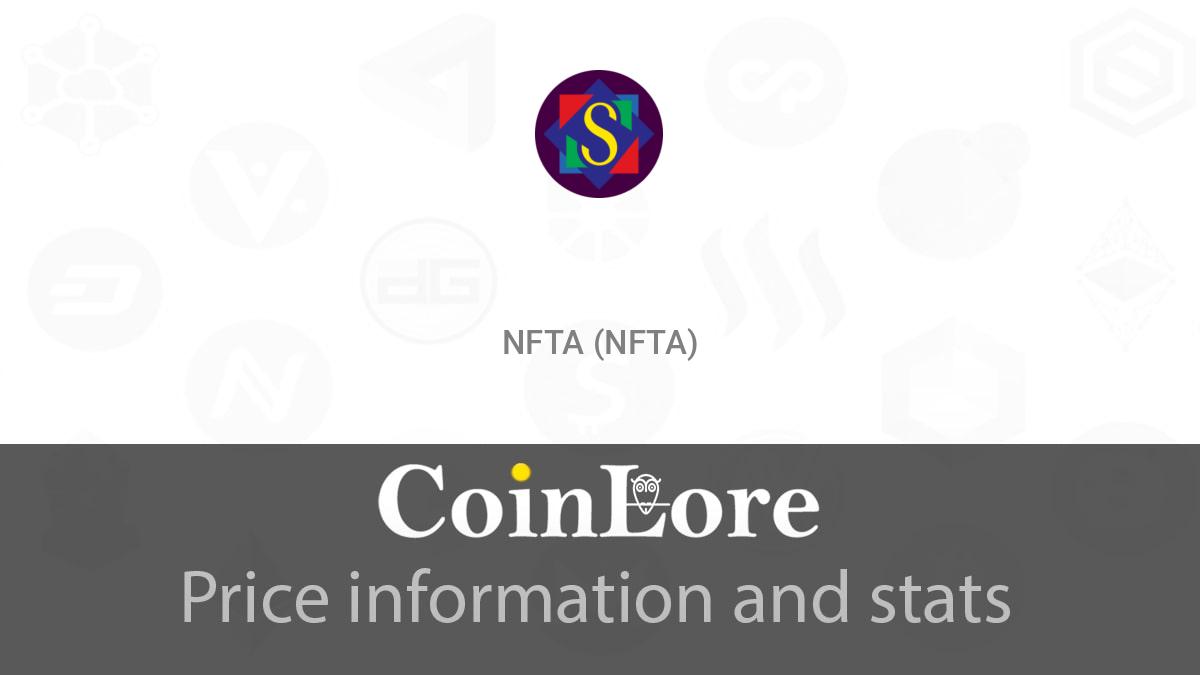 NFTA Price, Chart, Market Cap, NFTA Coin Essentials | CoinLore