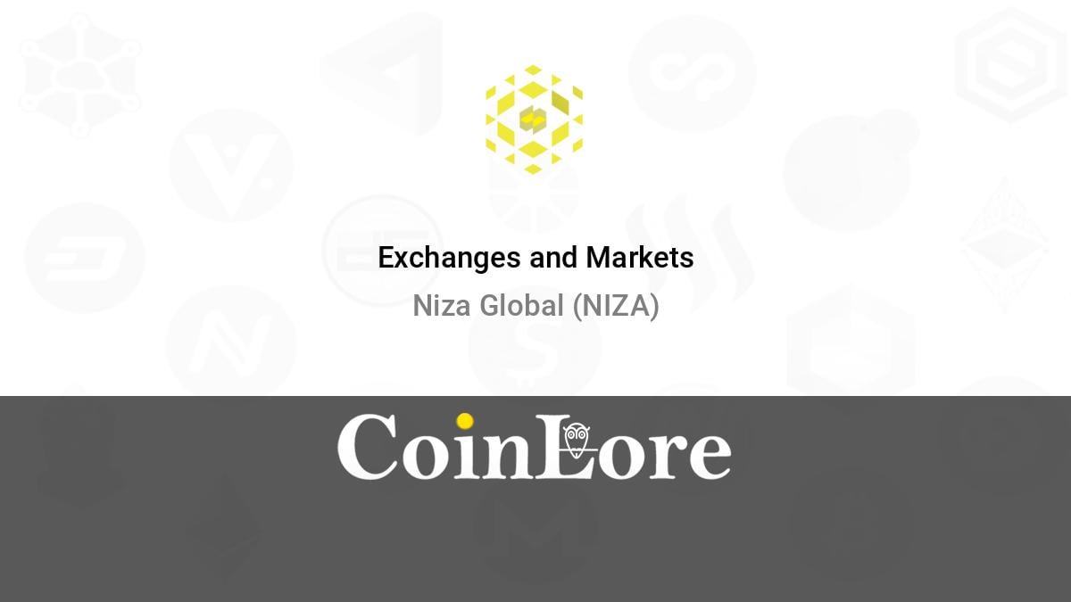 Niza Global (NIZA) Exchanges - Where to Buy,Sell,Trade | CoinLore