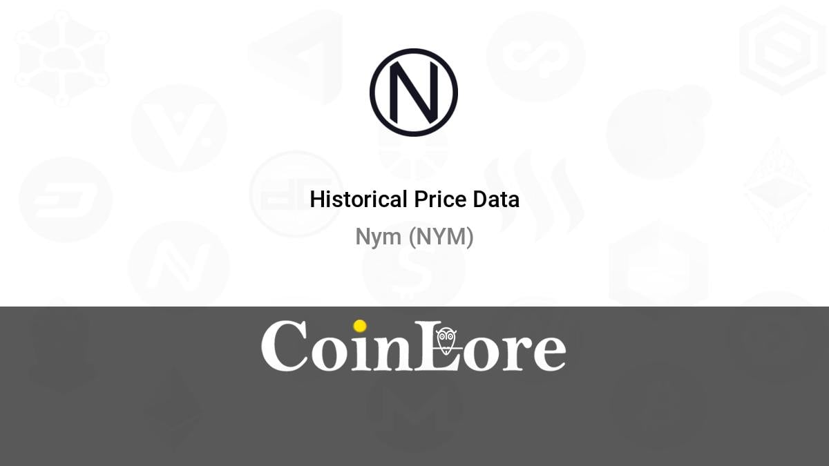 Nym (NYM) Historical Prices | CoinLore