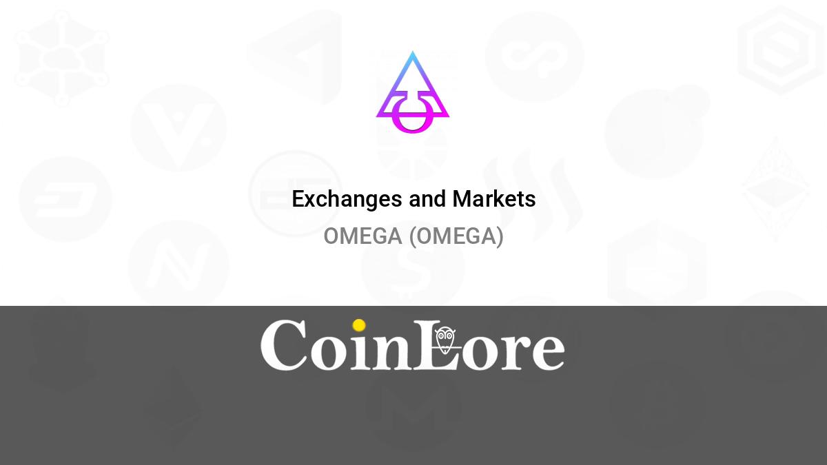 OMEGA (OMEGA) Exchanges - Where to Buy,Sell,Trade | CoinLore