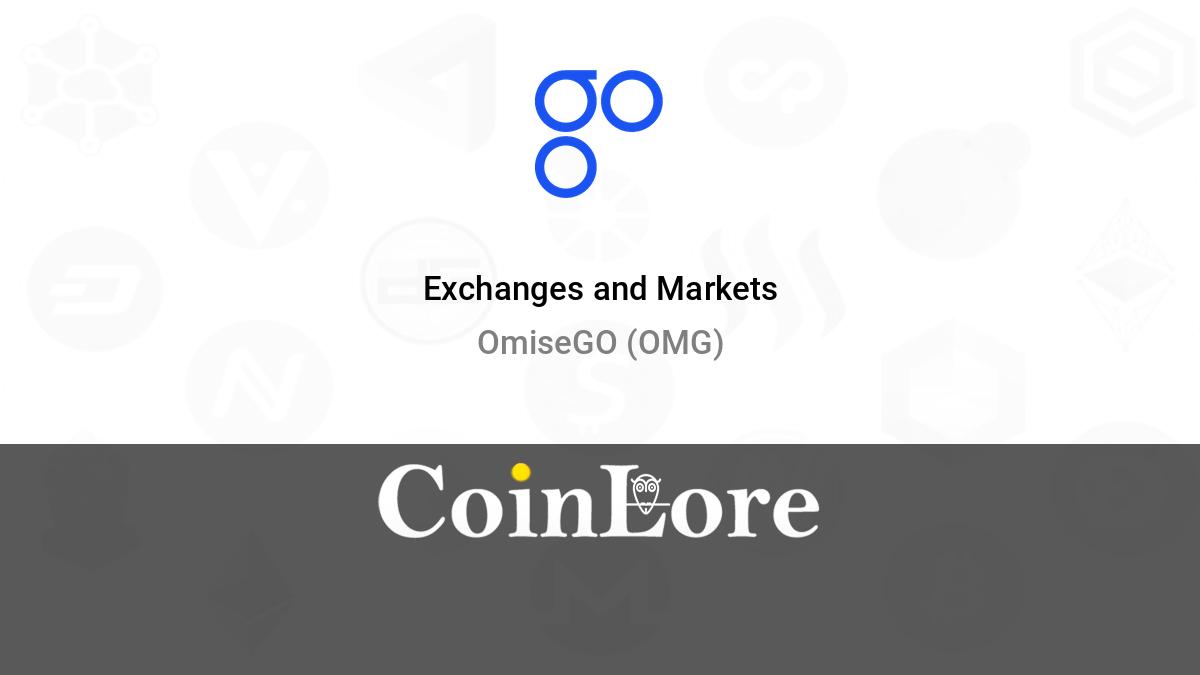 오미세고 (OMG) 거래소 | CoinLore