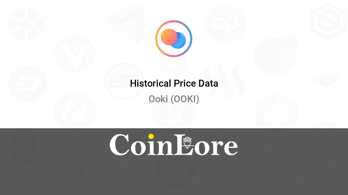 Ooki (OOKI) Historical Prices | CoinLore