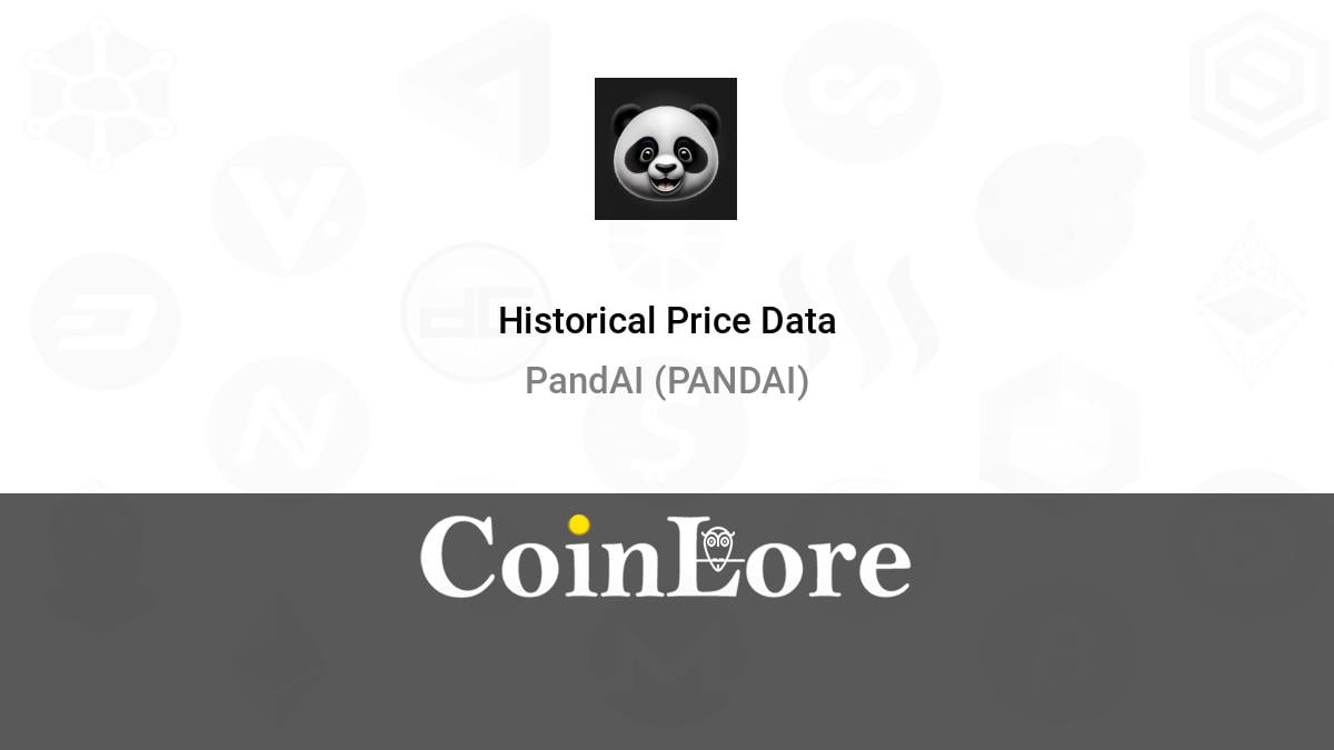 PandAI (PANDAI) Historical Prices | CoinLore