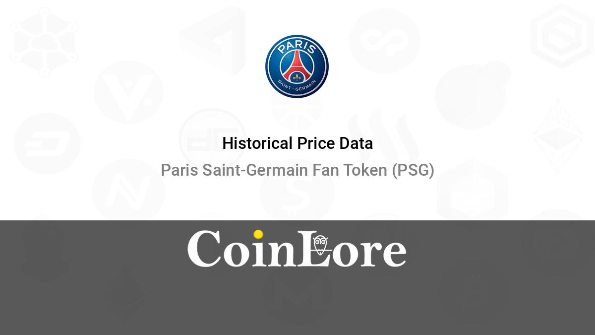 Paris Saint-Germain Fan Token (PSG) Historical Prices | CoinLore