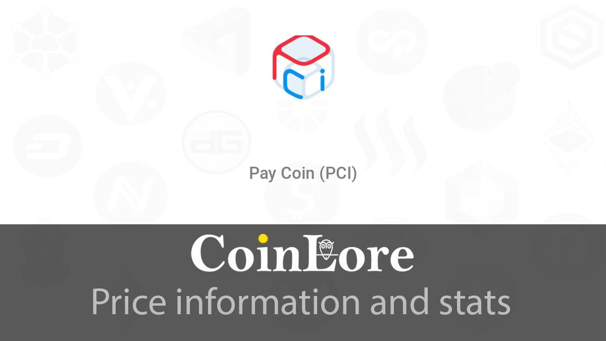 Paycoin Price, Chart, Market Cap, PCI Coin Essentials | CoinLore