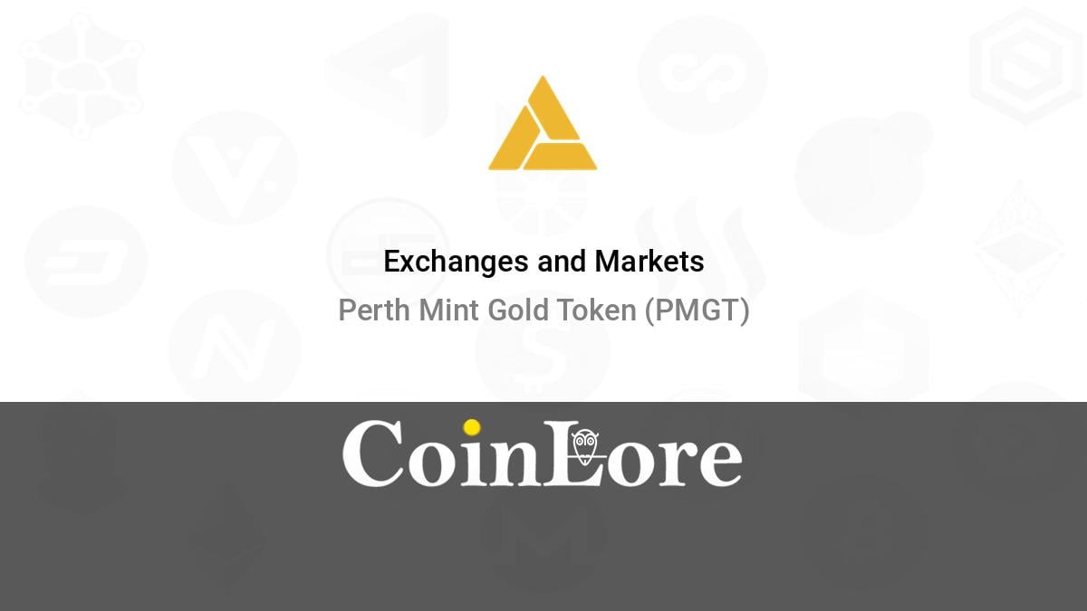 Perth Mint Gold Token (PMGT) Exchanges - Where to Buy,Sell,Trade | CoinLore