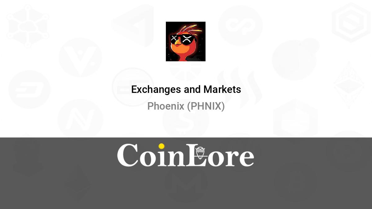 Phoenix (PHNIX) どこで 買う べき | CoinLore