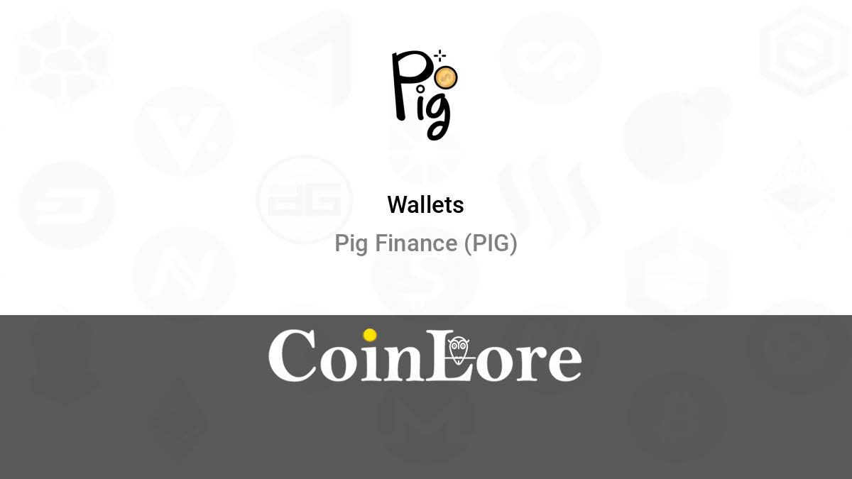 List of Top Pig Finance (PIG) Wallets | CoinLore
