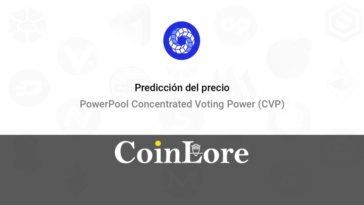 Predicción del precio de PowerPool Concentrated Voting Power (CVP) para  2026 - 2030/2040