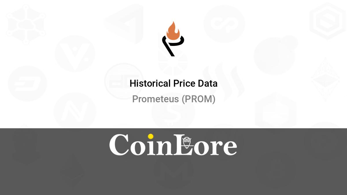 Prometeus (PROM) Historical Prices | CoinLore