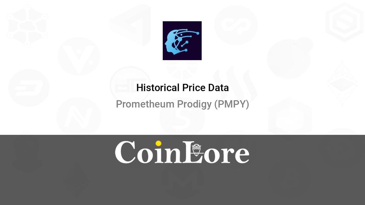 Prometheum Prodigy (PMPY) Historical Prices | CoinLore