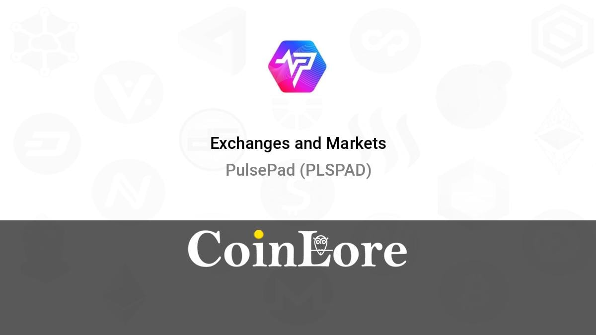 PulsePad (PLSPAD) Exchanges - Where to Buy,Sell,Trade | CoinLore