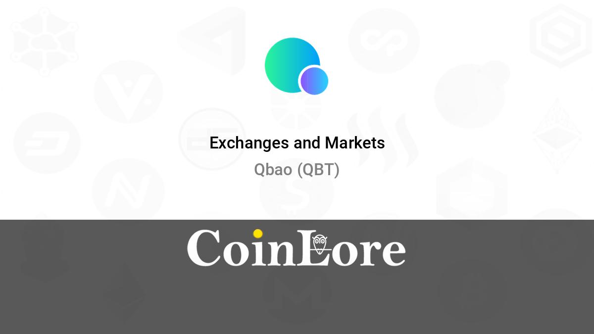 큐바오 (QBT) 거래소 | CoinLore