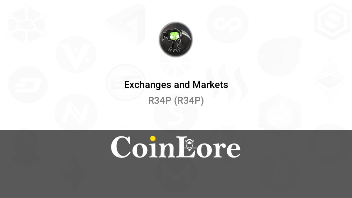 R34P (R34P) Exchanges - Where to Buy,Sell,Trade | CoinLore