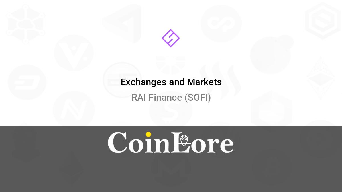 라이파이낸스 (SOFI) 거래소 | CoinLore