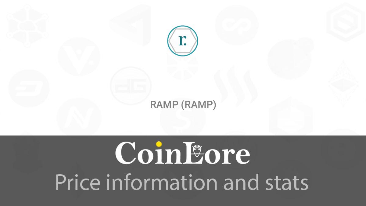 RAMP Price, Chart, Market Cap, RAMP Coin Essentials | CoinLore