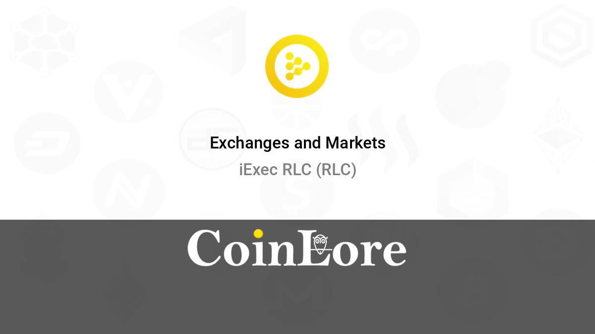 아이젝 (RLC) 거래소 | CoinLore