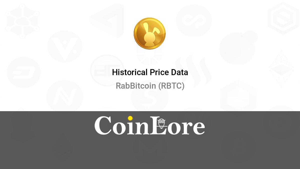 RabBitcoin (RBTC) 역사적인 가격 | CoinLore