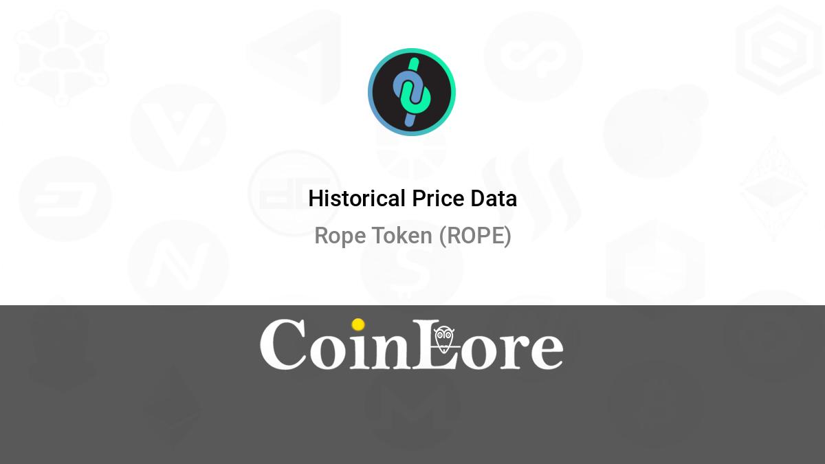 Rope Token (ROPE) Historical Prices | CoinLore