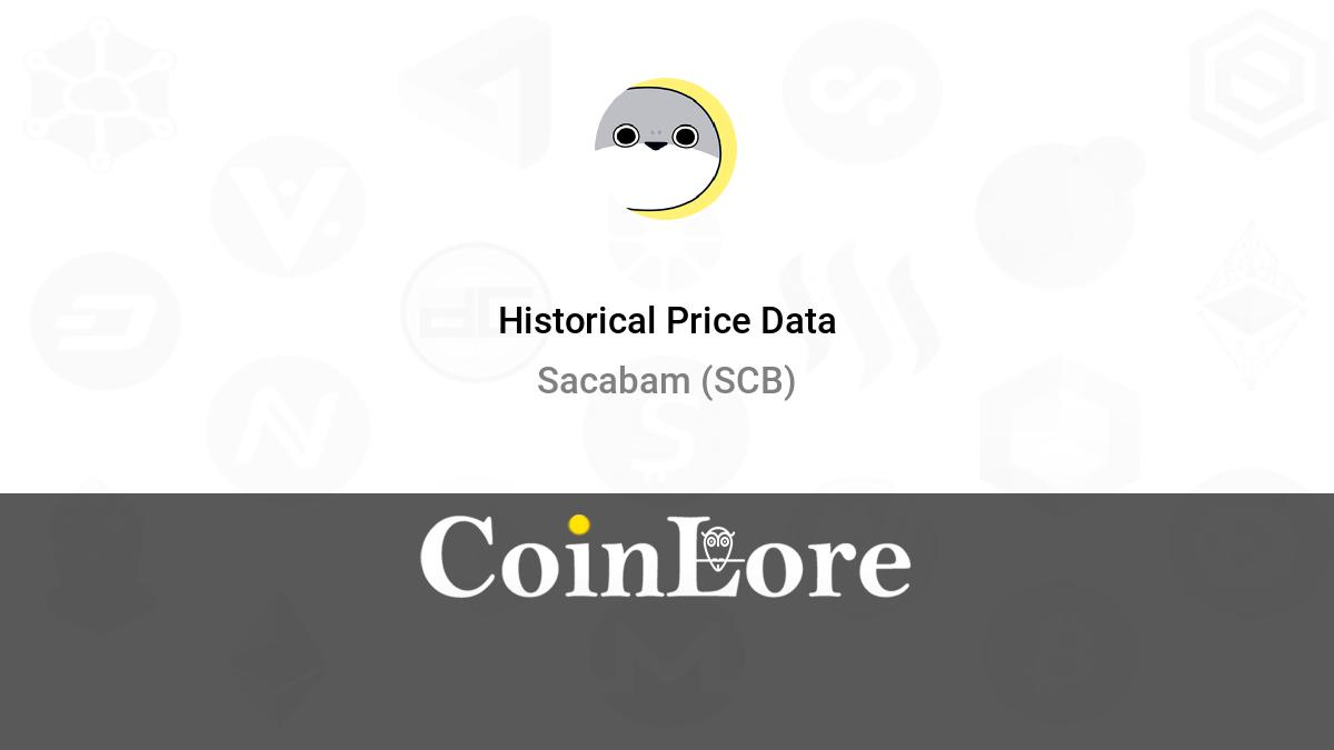 Sacabam (SCB) Historical Prices | CoinLore