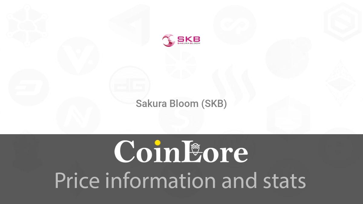 Sakura Bloom Price, Chart, Market Cap, SKB Coin Essentials | CoinLore