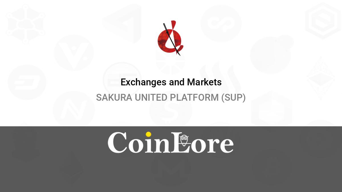SAKURA UNITED PLATFORM (SUP) Exchanges - Where to Buy,Sell,Trade | CoinLore
