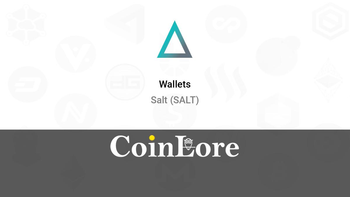 List of Top SALT (SALT) Wallets | CoinLore