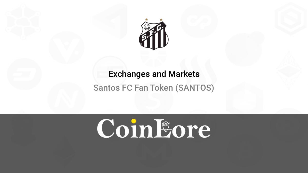 Santos FC Fan Token (SANTOS) Exchanges - Where to Buy,Sell,Trade | CoinLore