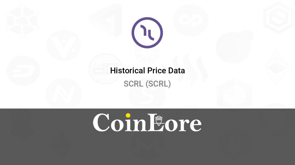 Scroll (SCR) 역사적인 가격 | CoinLore