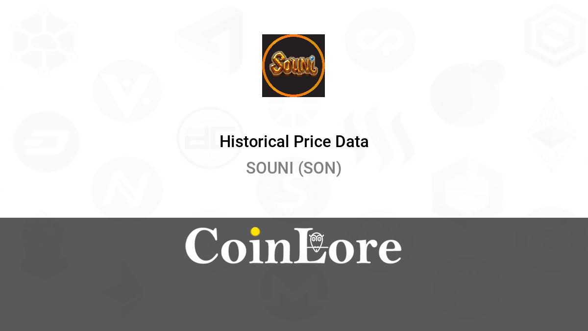 SOUNI (SON) История/Динамика курса за все время | CoinLore