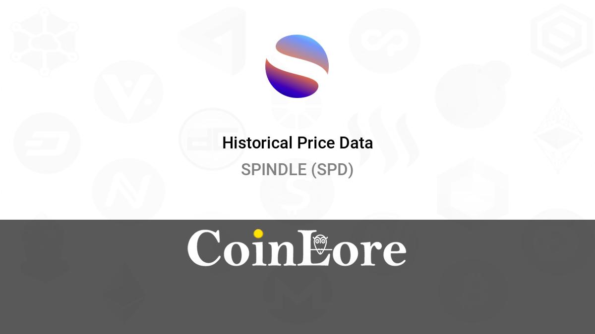 スピンドル (SPD) 価格推移、過去 最高 値、年次チャート | CoinLore