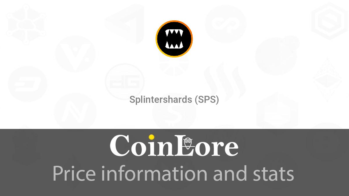 Splinterlands Price, Chart, Market Cap, SPS Coin Essentials | CoinLore