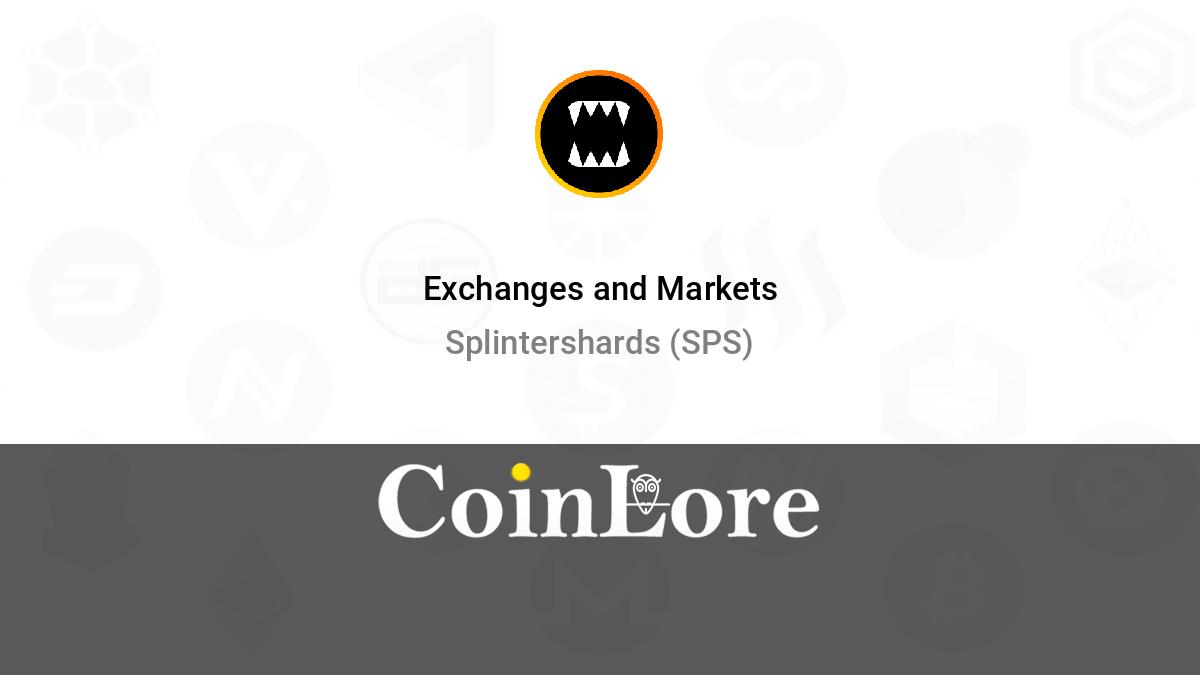 Splinterlands (SPS) 거래소 | CoinLore