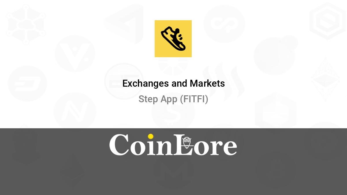 스텝앱 (FITFI) 거래소 | CoinLore