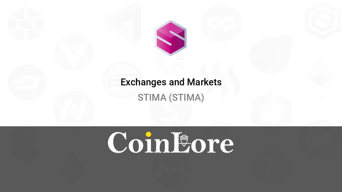 STIMA (STIMA) Exchanges - Where to Buy,Sell,Trade | CoinLore