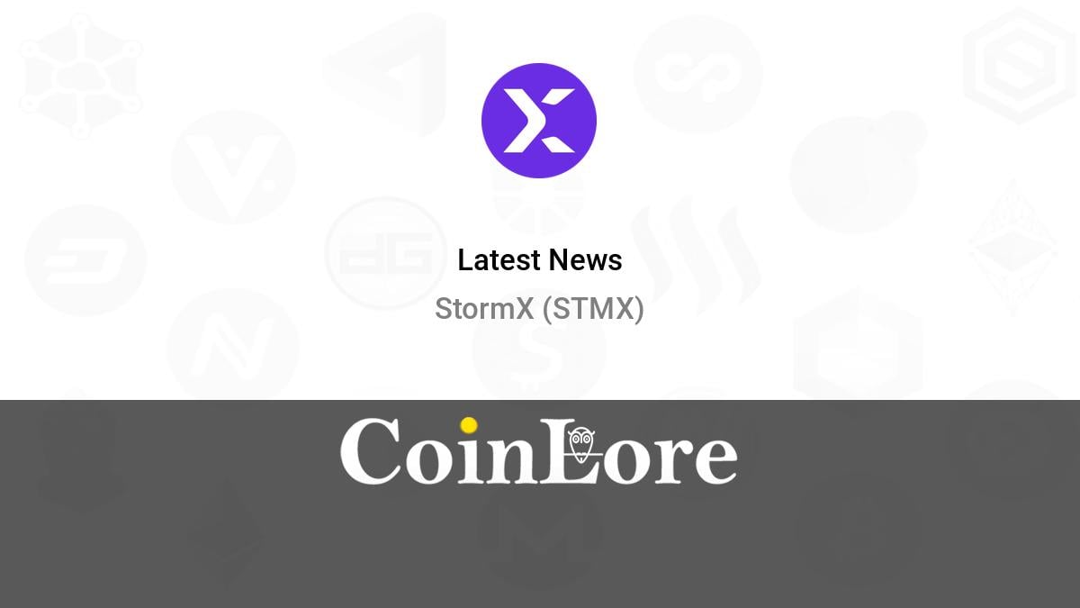 StormX (STMX) News | CoinLore