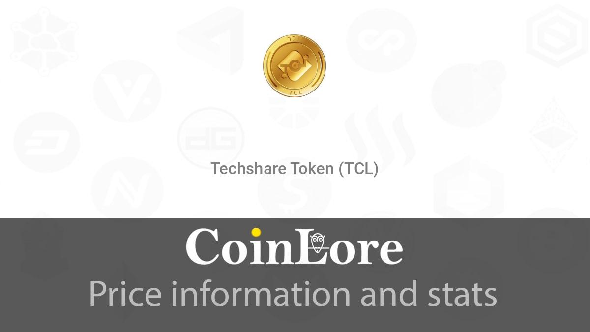 Techshare Token Price, Chart, Market Cap, TCL Coin Essentials | CoinLore