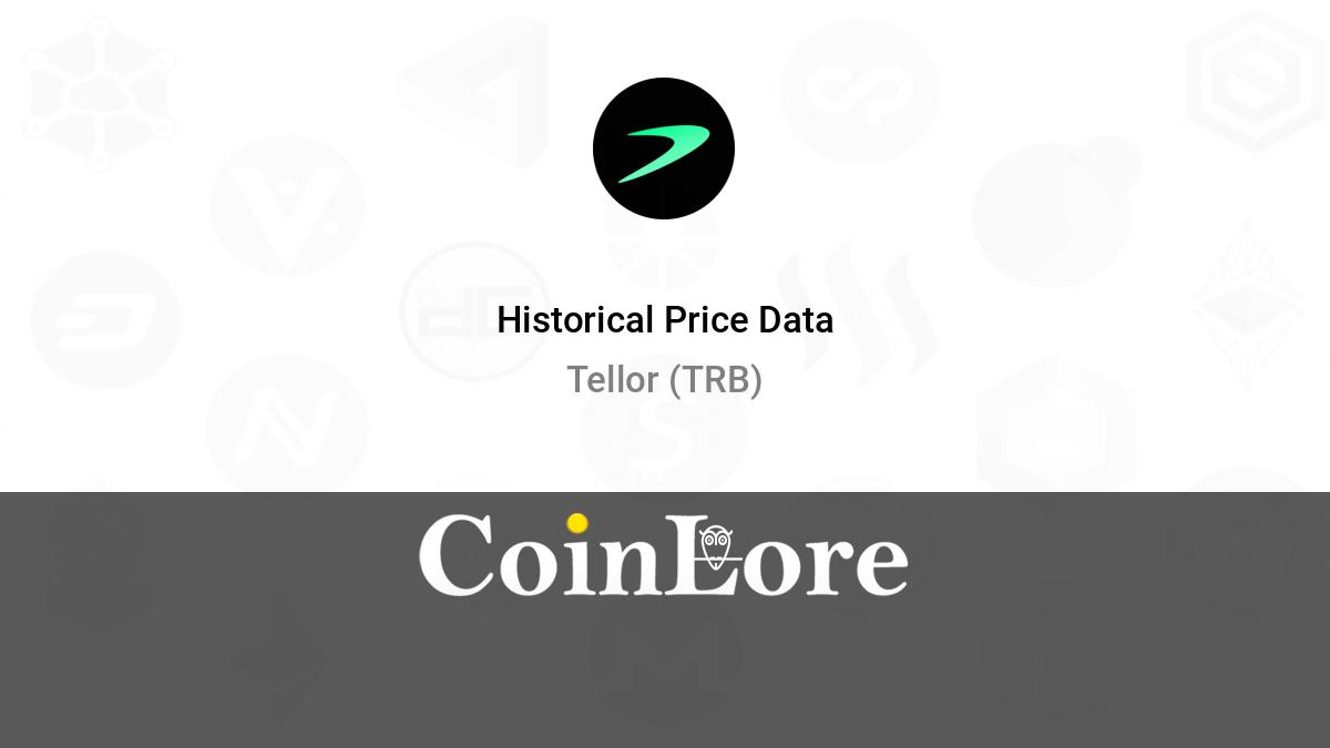 Tellor (TRB) Historical Prices | CoinLore