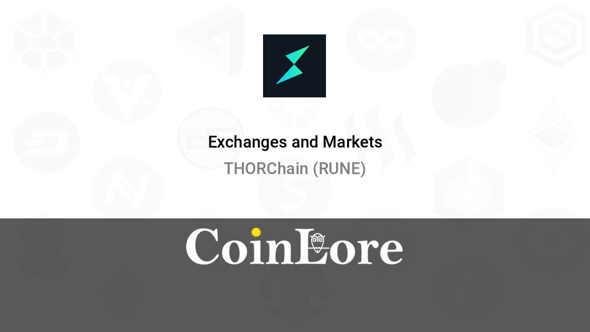 토르체인 (RUNE) 거래소 | CoinLore