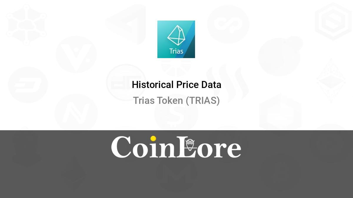 Trias Token (TRIAS) Historical Prices | CoinLore
