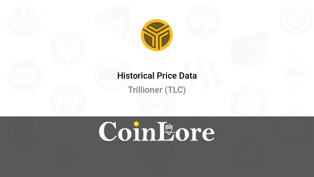 Trillioner (TLC) Historical Prices | CoinLore