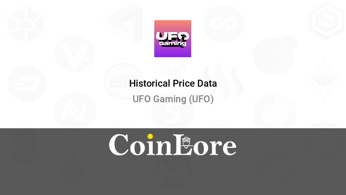 UFO Gaming (UFO) Historical Prices | CoinLore