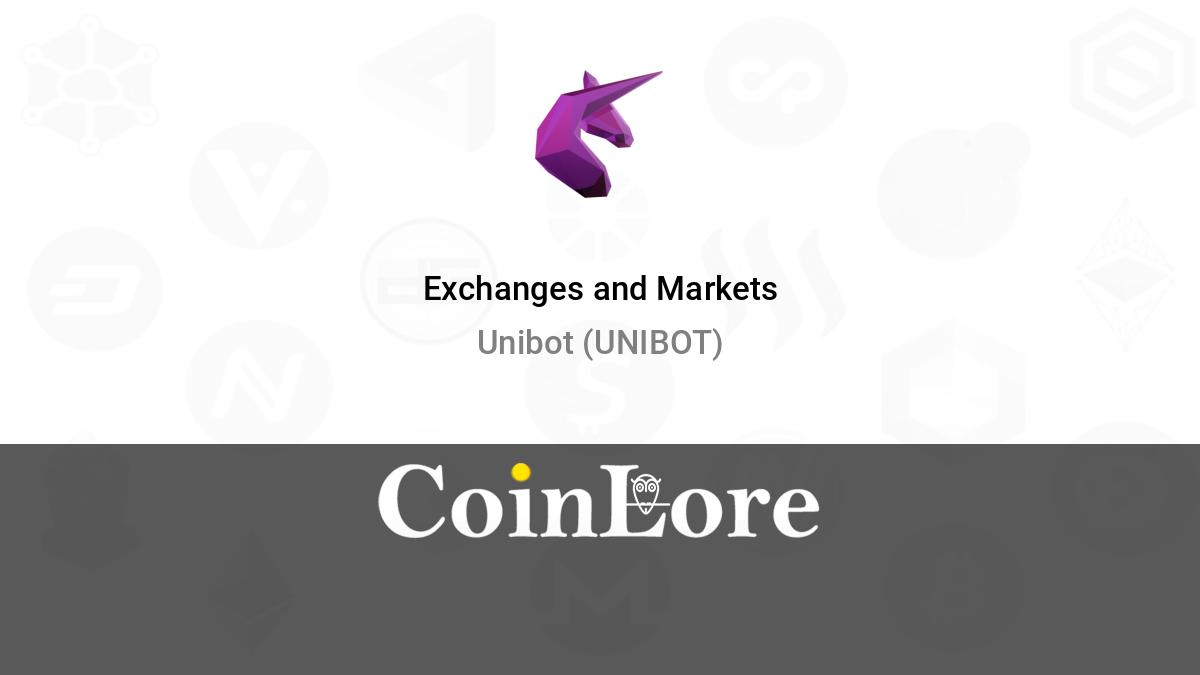Unibot (UNIBOT) Exchanges - Where to Buy,Sell,Trade | CoinLore